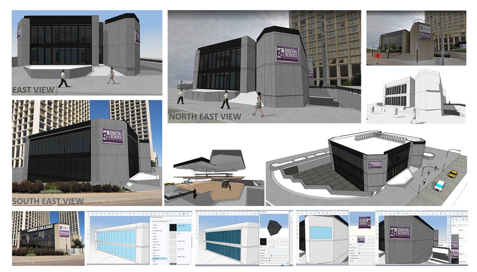3D Conceptual Model of Digital School