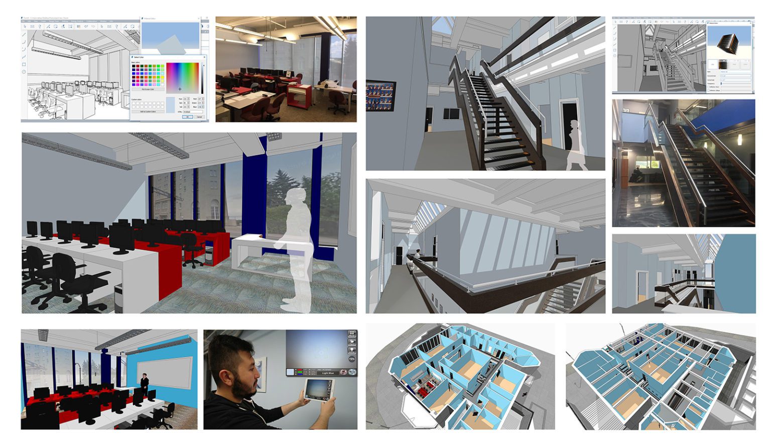 3D Conceptual Model of Digital School
